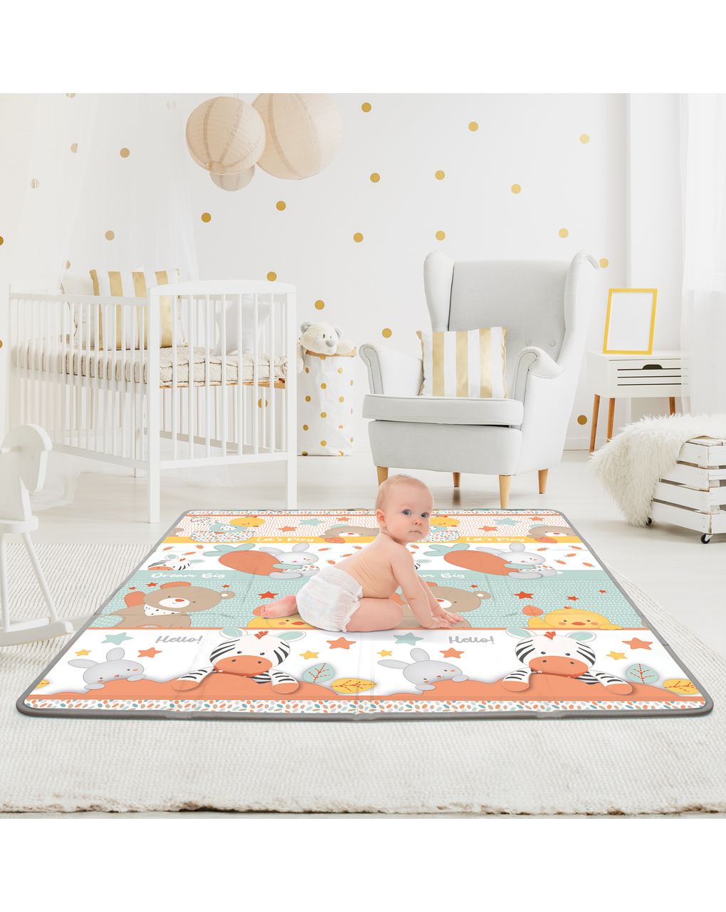 TAPPETO PIEGHEVOLE SMART PLAYMAT- 10m+ - Baby Smile - Prénatal