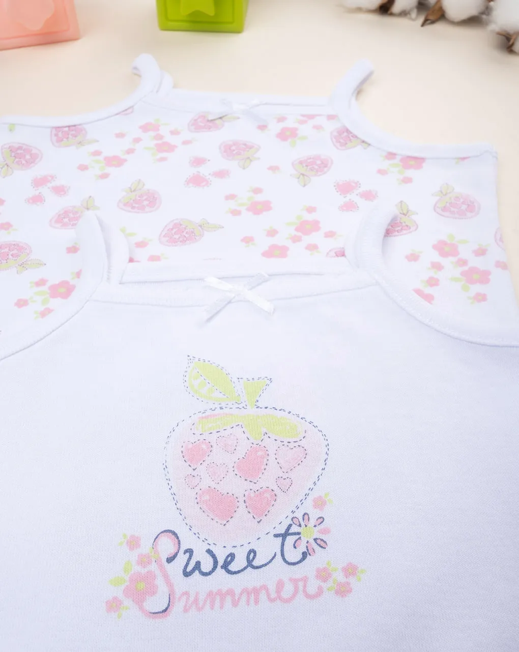 Pack 2 body bimba fragole - Prénatal
