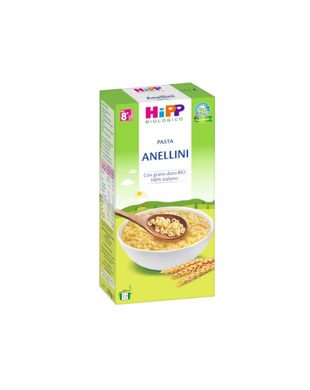 Pastine anellini 320g - hipp - Prénatal